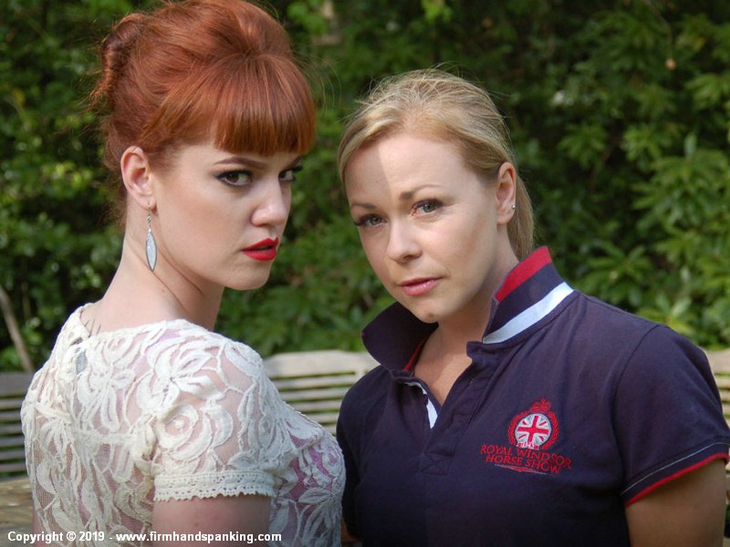 Stripped To A Thong, Spreadeagled On A Trestle, Lucy Lauren Feels The ...